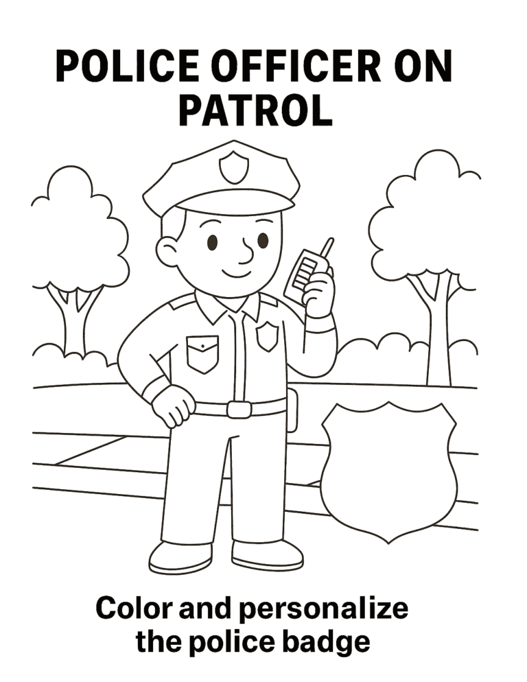 Community Helpers – Coloring Book - Best Coloring Pages For Kids