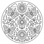 Nature Mandala Coloring Pages - Best Coloring Pages For Kids