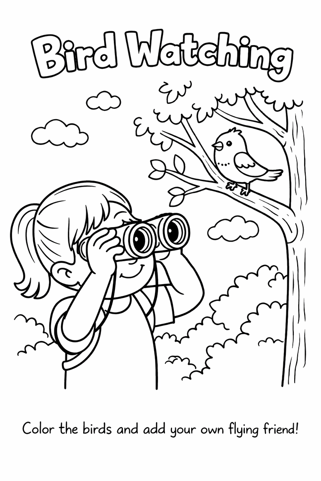 Backyard Explorers – Nature Discovery Coloring Book - Best Coloring ...