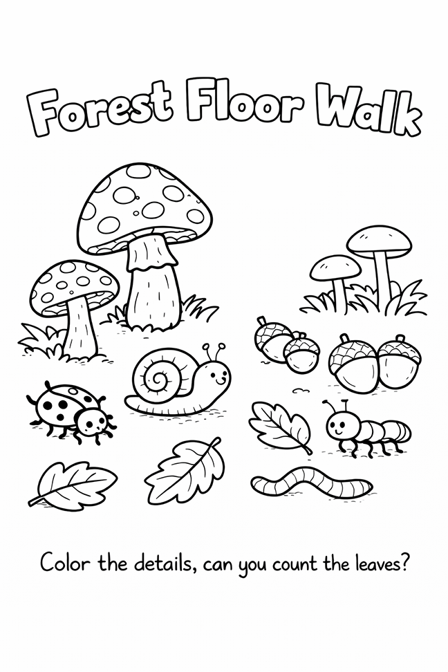 Backyard Explorers – Nature Discovery Coloring Book - Best Coloring ...