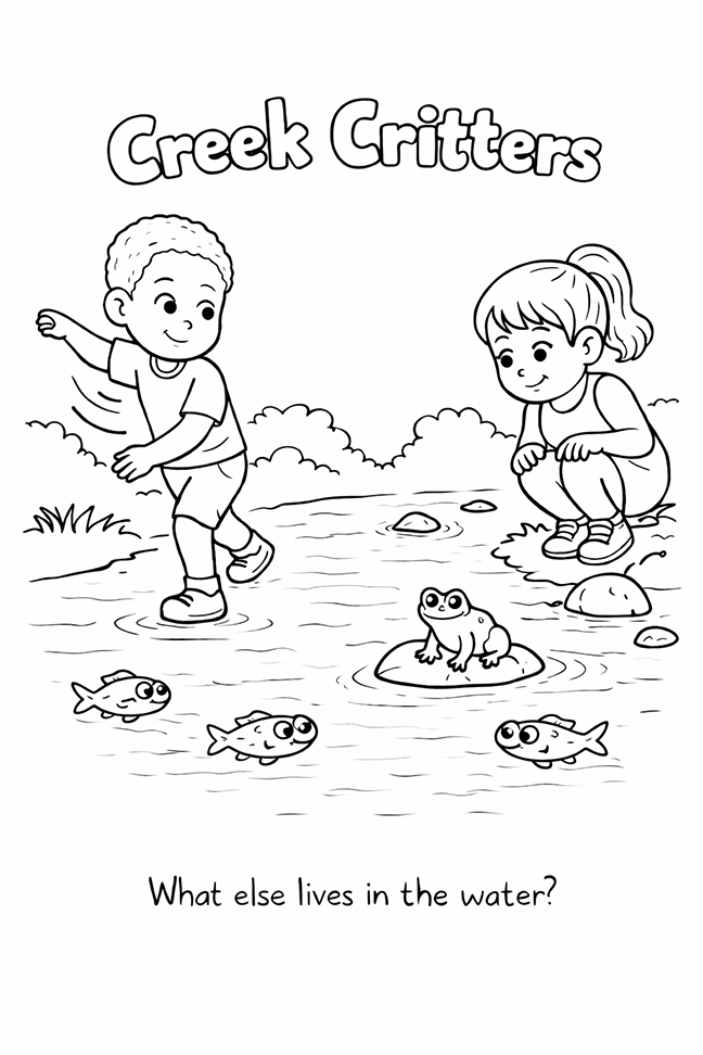 Backyard Explorers – Nature Discovery Coloring Book - Best Coloring ...