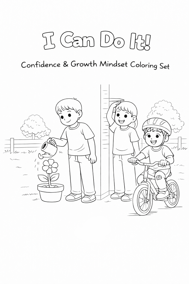 I Can Do It! – Confidence & Growth Mindset Coloring Book - Best ...