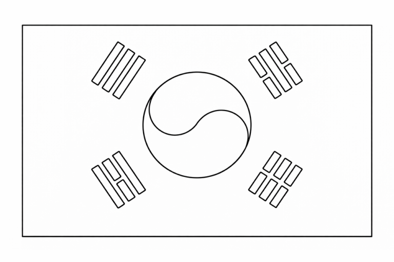 Flags of the World - Coloring Pages - Best Coloring Pages For Kids