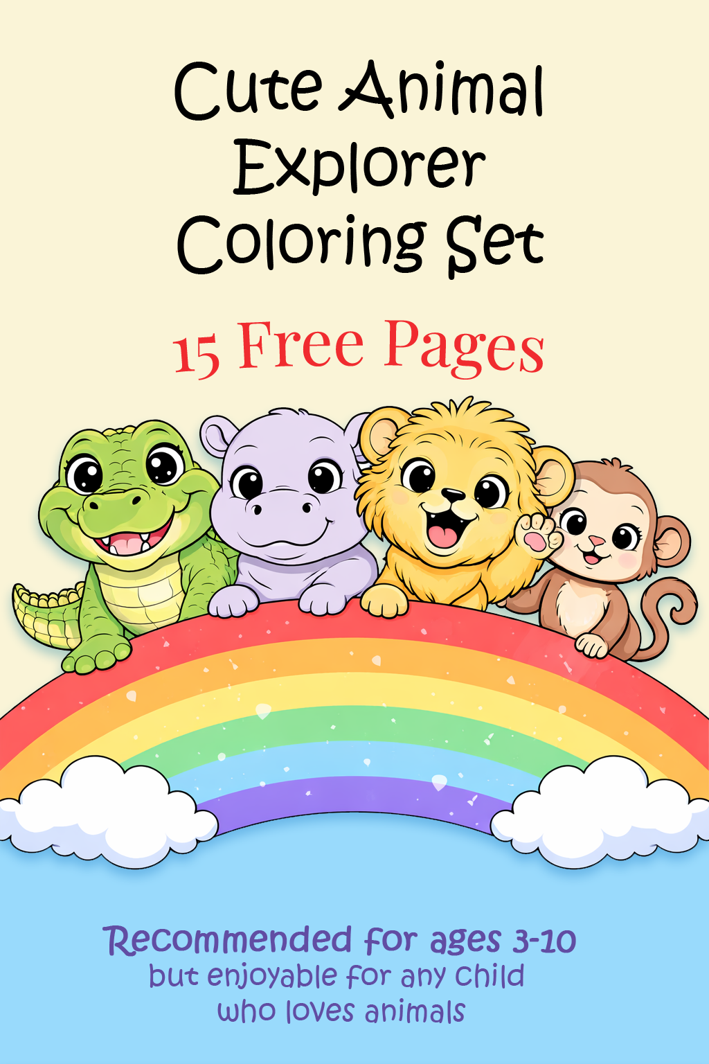 45+ Animal Coloring Pages (Free & Printable Sets for 2026)